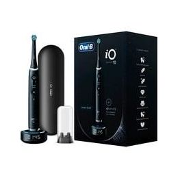 Braun Oral-B iO Series 10, Elektrische Zahnb&uuml;rste schwarz, Cosmic Black