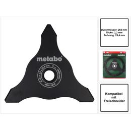 Metabo - Dickichtmesser 3 flügelig für Freischneider ( 628432000 ) 255 x 2.3 x 25.4 mm