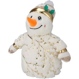 Home Styling - Weihnachtsfigur Schneemann, Plüsch, 38 cm