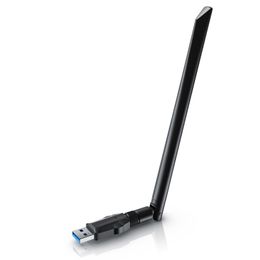 Aplic WLAN Adapter 1200MBit/s - 2,4Ghz + 5Ghz - Dual Band - 5 dBi externe Antenne - Mini WiFi Stick 1200 MBit/s - Wireless LAN - USB 3.2 Gen.1