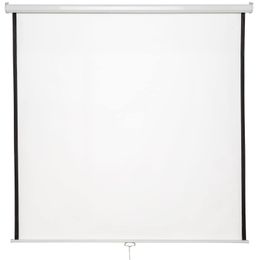 TecTake® Beamer-Leinwand, ausziehbar, verschiedene Formate, Doppelschicht-Gewebetuch, faltenfrei