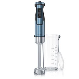 arendo Edelstahl Stabmixer 1000 Watt - vierflügeliges Messer - Handmixer - Pürierstab - stufenlose Geschwindigkeitsregelung - Turbotaste