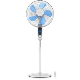 Brandson Standventilator Silent mit Fernbedienung und Display, mobiler Lüfter, Oszillation 80°, 60 Watt, Ventilator leise, Höhe verstellbar