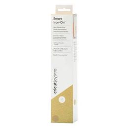 CRICUT™ Joy Xtra Smart Iron-On Glitzer Aufbügelfolie gold 24,1 x 48,3 cm, 1 Rolle