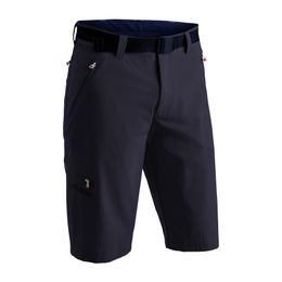 Bermudas Maier Sports "Nil Bermuda" Gr. 68, Normalgrößen, blau (dunkelblau) Herren Hosen kurze Wanderhose, moderne Outdoor-Bermuda, Trekkinghose