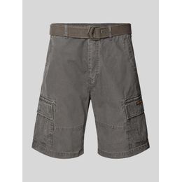 Superdry Regular Fit Cargoshorts mit Gürtel