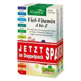 Alsiroyal Viel-Vitamin A-Z Doppelpack 60Kapseln 42 g