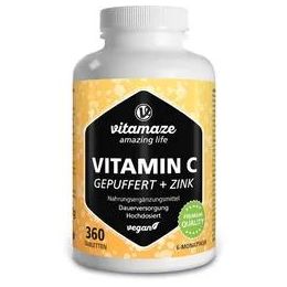 Vitamaze GmbH Vitamin C 1000 mg + Zink Tabletten 360 St