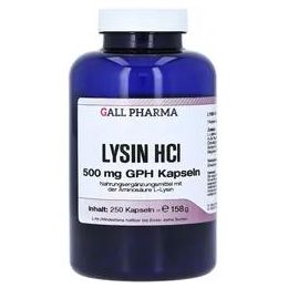 Lysin HCL 500 mg GPH Kapseln 250 St