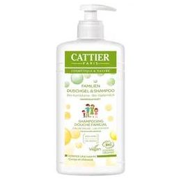 Cattier Familien Duschgel & Shampoo - Joghurt-Extrakt & Kornblumenwasser 500 ml