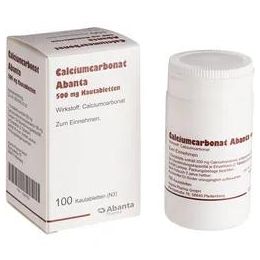 Calciumcarbonat Abanta 500 mg 100 St