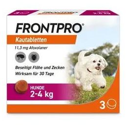 FRONTPRO Kautablette Hunde 2-4kg 3 St