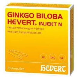 Ginkgo Biloba Hevert injekt N Ampullen 10 St