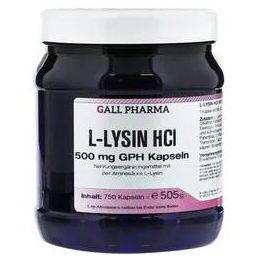 L-lysin 500 mg GPH Kapseln 750 St