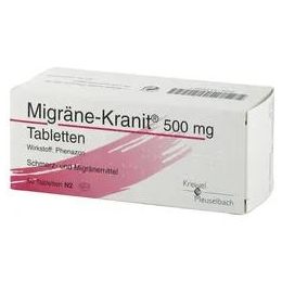 HERMES Arzneimittel Migräne-Kranit 500 mg 50 St