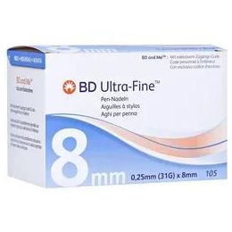 BD Ultra-fine Pen-nadeln 8 mm 31 G 0,25 105 St