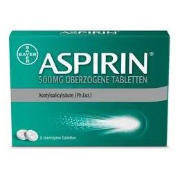BAYER Aspirin 500 mg 8 St
