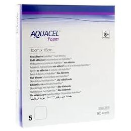 Aquacel Foam Nicht adhäsiv 15x15 cm Verb 5 St