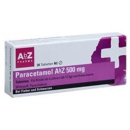 Paracetamol AbZ 500 mg Tabletten 20 St