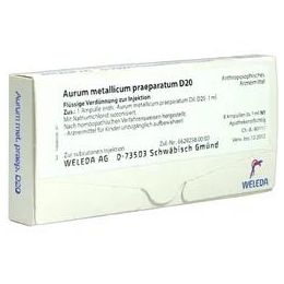 Weleda Aurum Metallicum Praeparatum D 20 Ampull 8 St