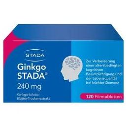 Ginkgo Biloba STADA 240MG FTA bei Gedächtnis- und Konzentrationsstörungen 120 St