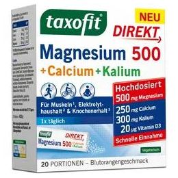 Klosterfrau Taxofit Magnesium 500 + Calcium + Kalium Direkt 20 St