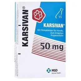 Intervet Karsivan 50 mg, Filmtabletten für Hunde 60 St