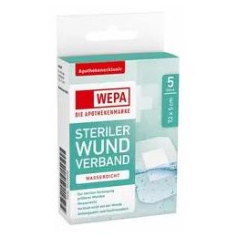 WEPA Wundverband wasserdicht 7,2 x 5 cm steril 5 St