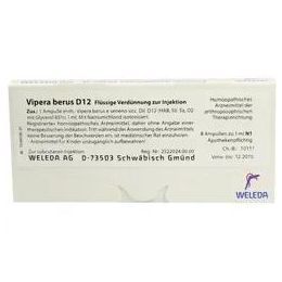 Weleda Vipera Berus D 12 Ampullen 8X1 ml