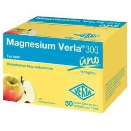 Magnesium VERLA 300 Apfel Granulat 50 St