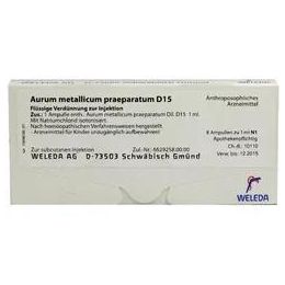 Weleda Aurum Metallicum Praeparatum D 15 Ampull 8 St