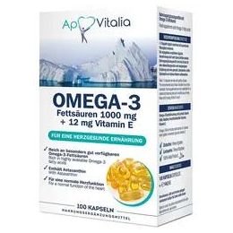 Apovitalia Omega-3 Fettsäuren 1000mg+12m 100 St