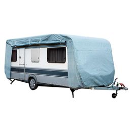 GreenYard Abdeckplane f&uuml;r Wohnwagen oder Wohnmobile Gr&ouml;&szlig;e L 610 x 250 x 220 cm