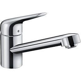 Hansgrohe Focus M42 Küchenarmatur 100 1jet 71809000 schwenkbarer Auslauf 360°, chrom