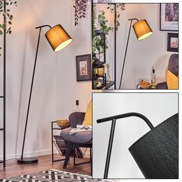hofstein Nobar Stehleuchte 25 cm Schwarz, 1-flammig