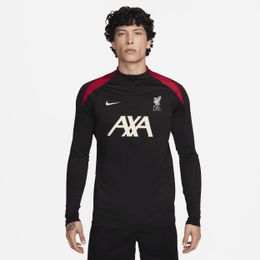 Liverpool FC Strike Nike Dri-FIT Fußball-Drill-Oberteil für Herren - Schwarz