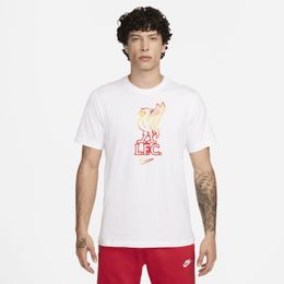 FC Liverpool Nike Fußball-T-Shirt für Herren - Weiß