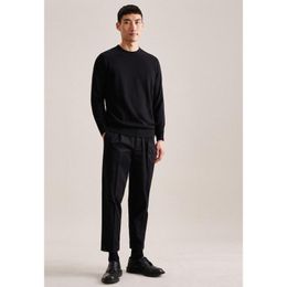 Seidensticker Strickpullover &raquo;Schwarze Rose&laquo; Langarm Rundhals Uni schwarz S S &Auml;rmell&auml;nge: 1/1