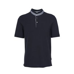 Bugatti Poloshirt mit Stehkragen marine S S Aus 100 % Baumwolle hergestellt
