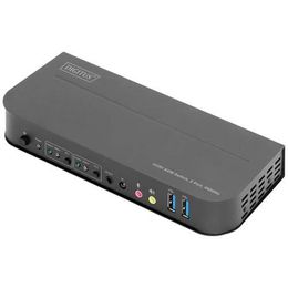 Digitus DS-12874 4 Port KVM-Umschalter HDMI USB 4096 x 2160 Pixel