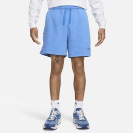 Nike Club Fleece Flow-Shorts aus French-Terry für Herren - Blau