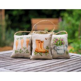 3 Deko-Kissen im Set - Garten I