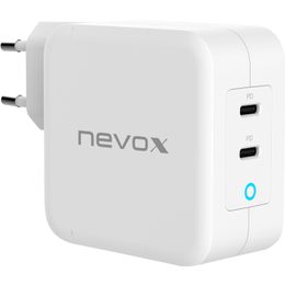 nevox Ladegerät 100W DUAL USB-C Power Delivery