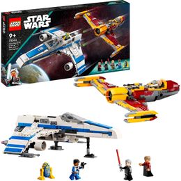 Lego Konstruktionsspielzeug Star Wars New Republic E-Wing vs. Shin Hatis Starfighter