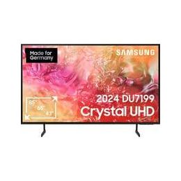 Samsung GU-75DU7199, LED-Fernseher 189 cm (75 Zoll), schwarz, UltraHD/4K, SmartTV, HDR 10+, WLAN, Bluetooth Sichtbares Bild: 189 cm (75") Auflösung: 3840 x 2160 Pixel Format: 16:9