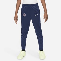 Paris Saint-Germain Academy Pro Nike Dri-FIT Fußballhose aus Strickmaterial (jüngere Kinder) - Blau