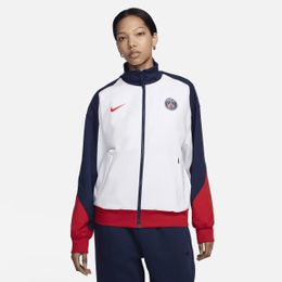 Paris Saint-Germain Strike Nike Dri-FIT Fußballjacke für Damen - Weiß