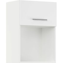 Klapphängeschrank IMPULS KÜCHEN ""Prag und Valencia", Breite/Höhe: 50/72,3 cm" Schränke Gr. B/H/T: 50 cm x 72,3 cm x 34,2 cm, weiß Hängeschränke vormontiert, mit Soft-Close, Klapptür und offener Nische