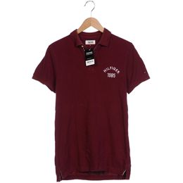 Hilfiger Denim Herren Poloshirt, bordeaux, Gr. 48