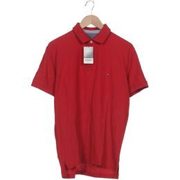 Tommy Hilfiger Herren Poloshirt, rot, Gr. 52